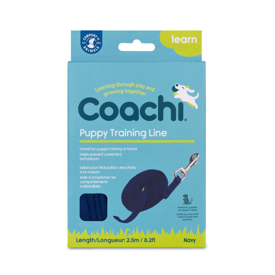 COACHI Puppy Training Line Navy 2.5m – Pet Variety